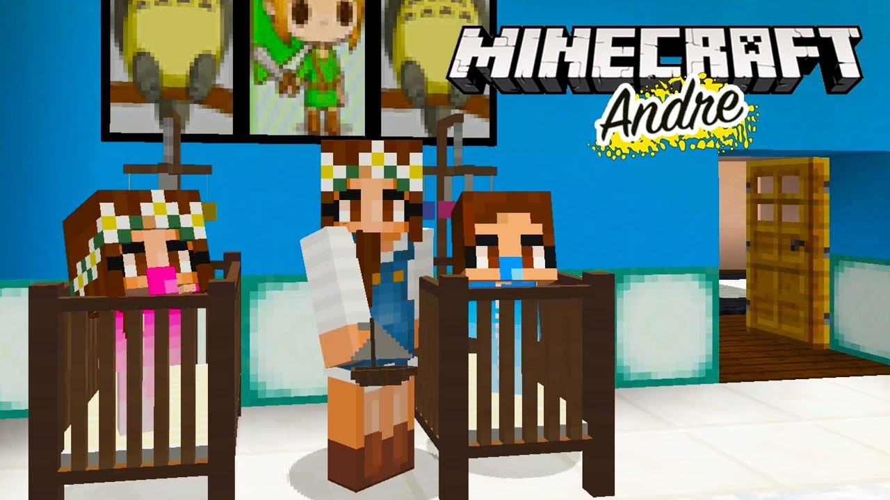 Minecraft Andre decorando el cuarto de baby Alexito | Minecraft juegos ...