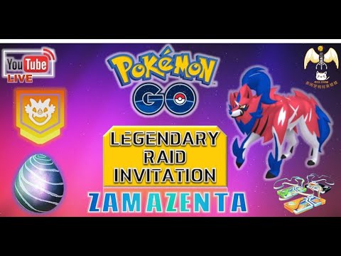 🔴Pokemon Raid Invitation Zamazenta 团体战 藏玛然特 INSTANT RAID INVITE - YouTube