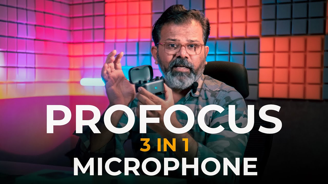 Best Microphone for creators and Vlogger Profocus 3 in 1 Microphone - YouTube