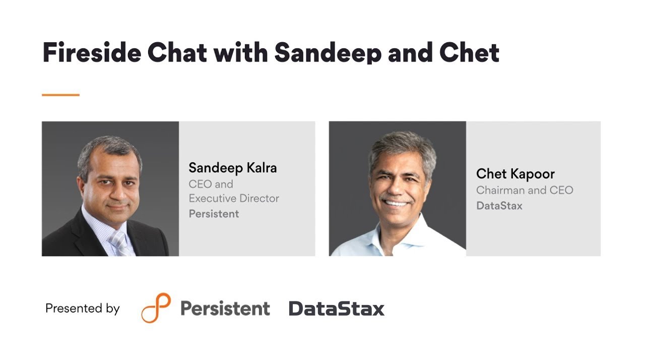Fireside chat Sandeep Kalra, CEO & Executive Director of Persistent ...