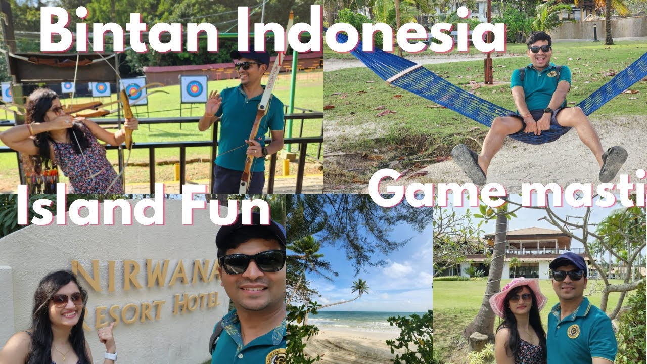Bintan Indonesia || Island Fun || Archeiry Game masti || Island explore ...