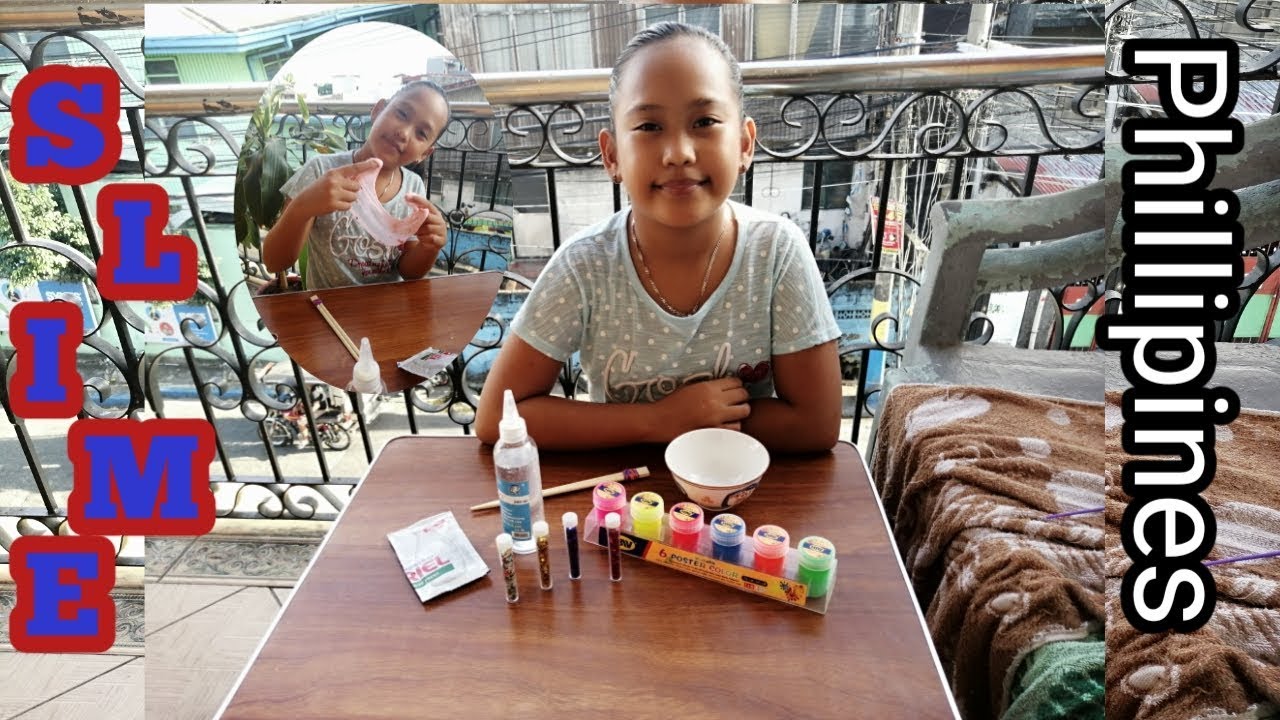 SLIME / 4 Perfect Ingredients Slime Philippines / Diy Part 1 / Marichui ...