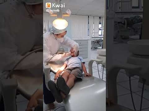 Meu BB indo pela primeira vez na dentista!kkkkkkk