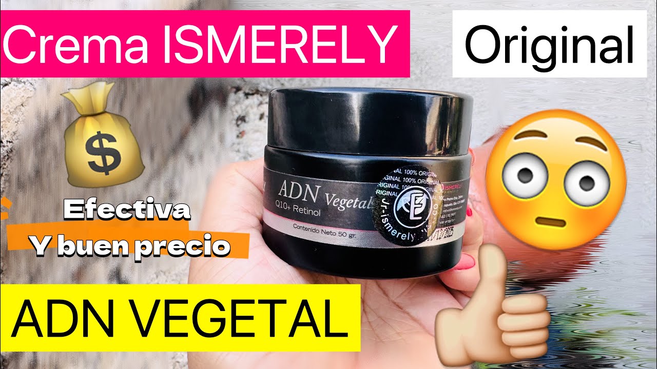 Crema Ismerely ADN VEGETAL original - YouTube