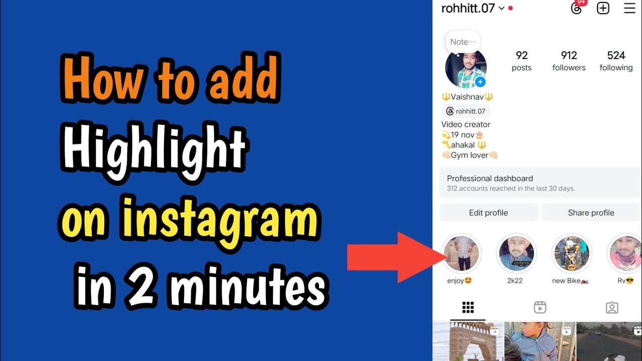 Instagram par highlight kaise add kare?? how to add highlight in ...