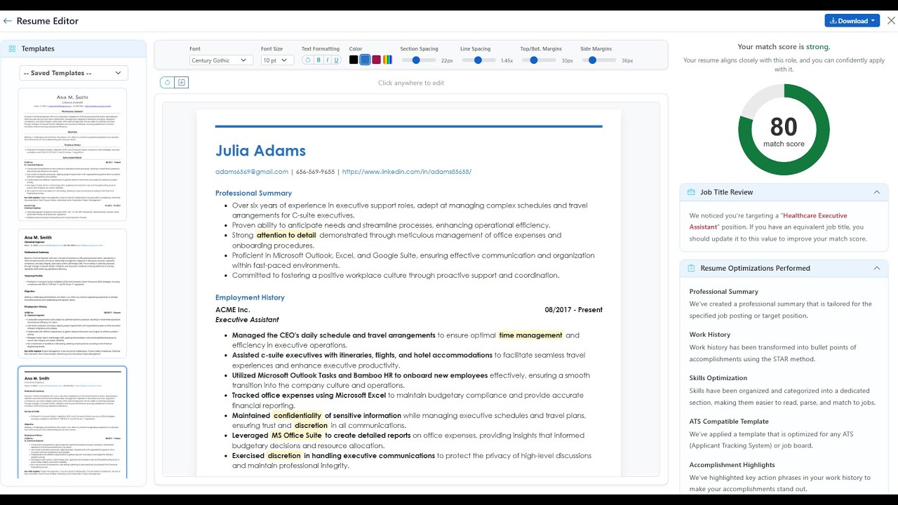 Resume Optimizer Pro V2 | The Next Generation AI Resume Builder - YouTube