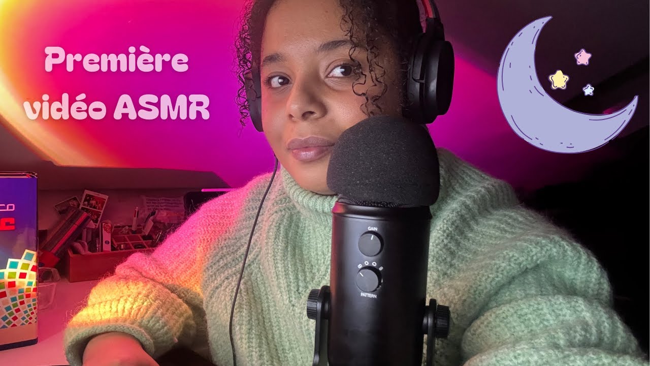 Première vidéo ASMR ‐ Lecture en Soft spoken - YouTube