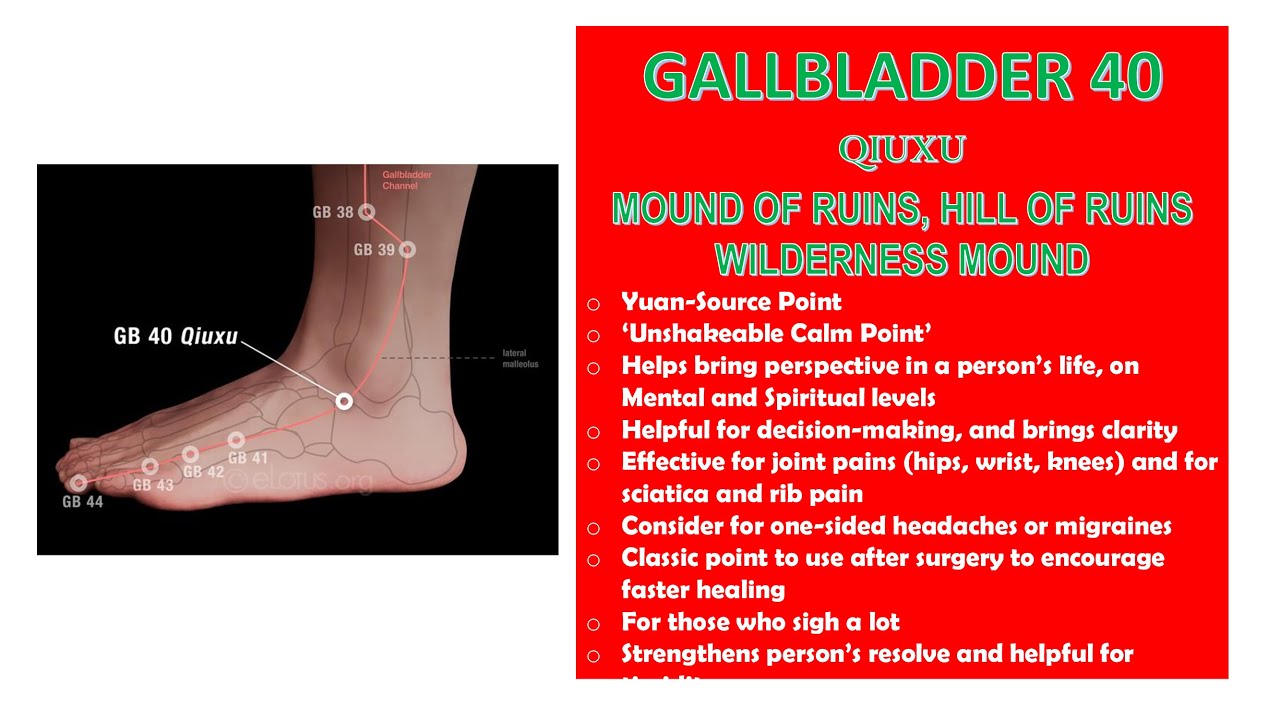 GALLBLADDER 40 QIUXU (MOUND OF RUINS, WILDERNESS MOUND, HILL RUINS ...