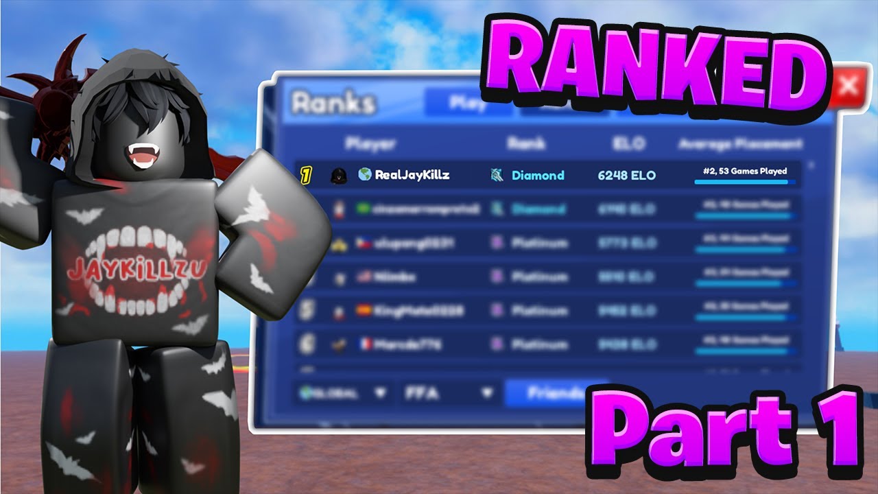 So I Got On Leader Board In Blade Ball Ranked - YouTube