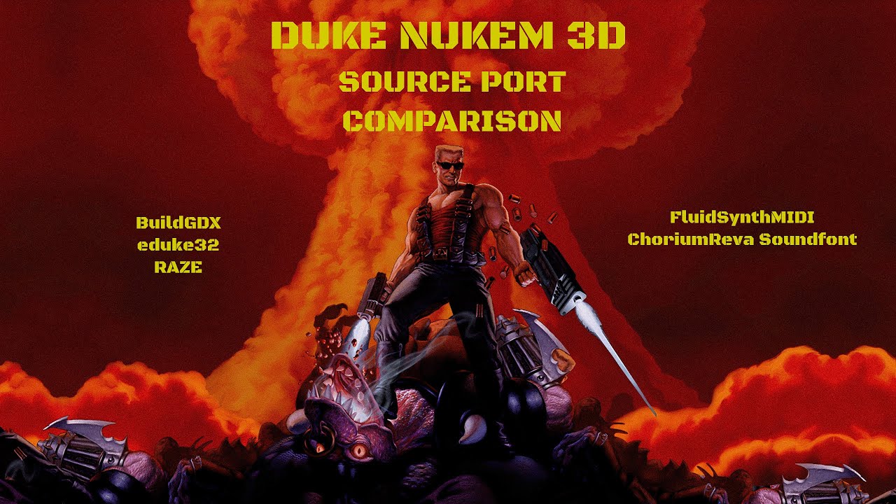 Duke Nukem 3D Source Port Comparison - YouTube