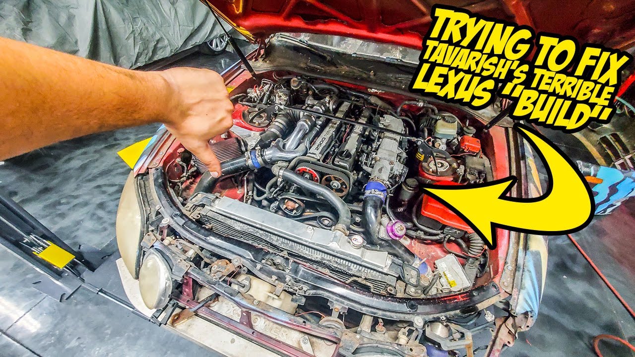 Trying To Fix Tavarish's TERRIBLE Lexus "Build" (It's WAY Worse Than ...