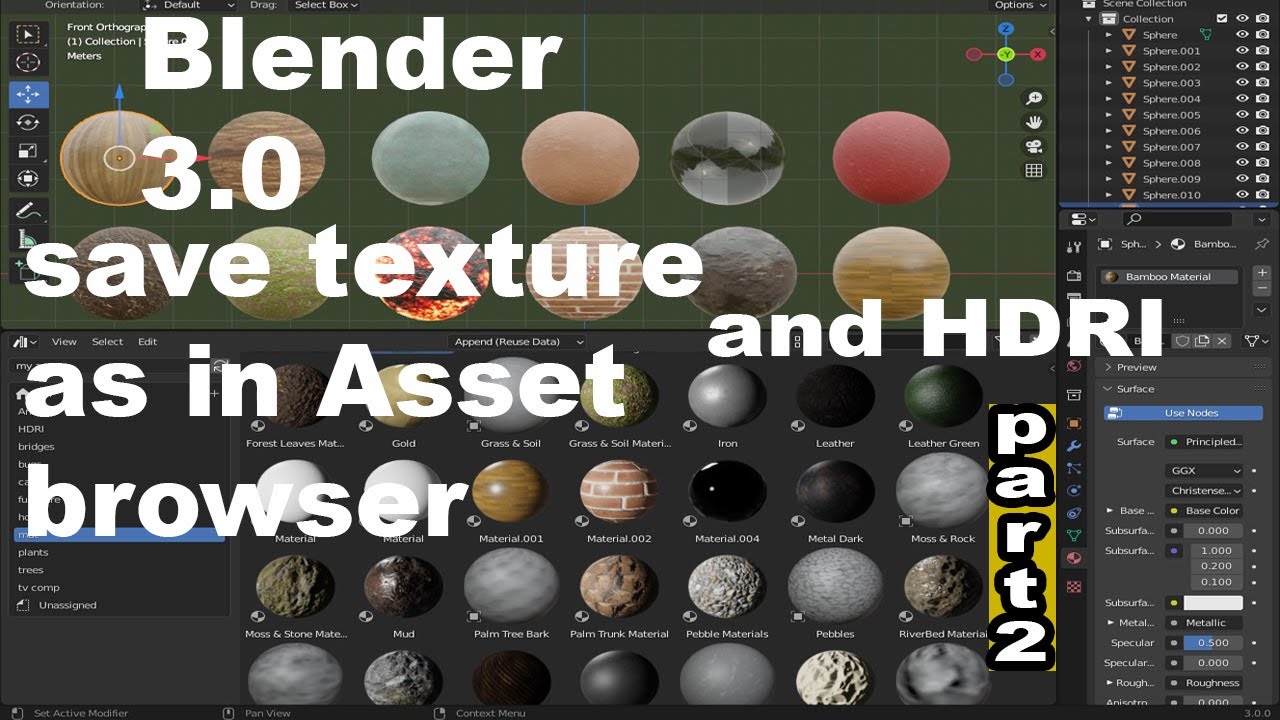 How To Save Texture And HDRI As Your Asset In Blender 3 0 Asset Browser Part 2 YouTube How To Save Texture And HDRI As Your Asset In Blender 3 0 Asset Browser Part 2 YouTube