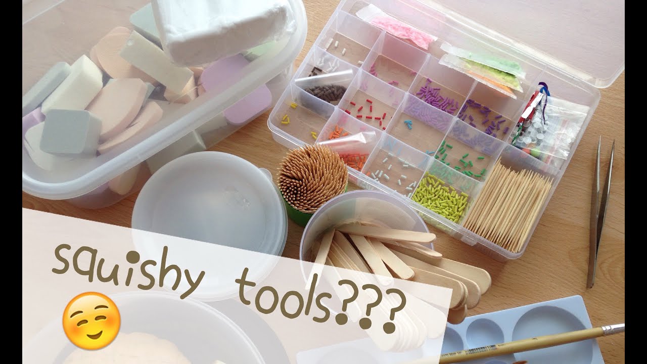 My squishy tools ^^ - YouTube