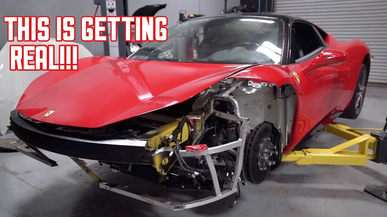 Ferrari 458 Ready to RUN! Radiators + Fans Mounted! - YouTube