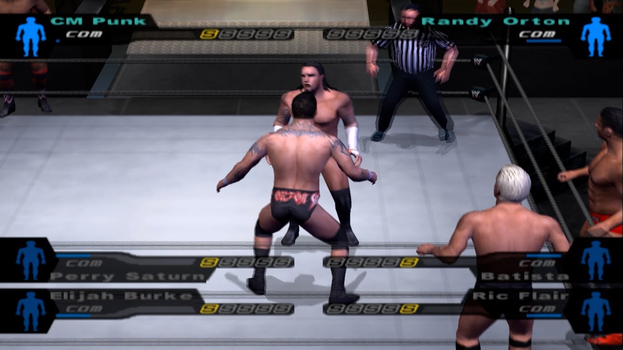 😱 Elimination WAR | CM Punk Perry Saturn Elijah Burke Vs Randy Orton ...