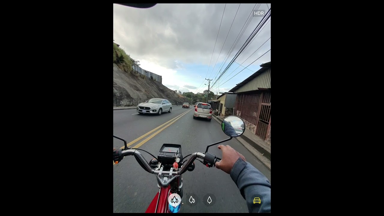 Bicimoto Formula 95 cc Subiendo la cuesta de Alajuelita a San jose ...