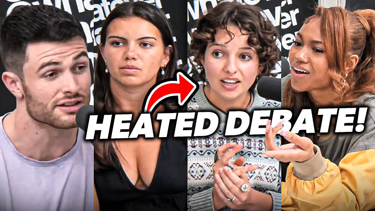 Brian & Mason DEBATE Liberal Feminist Who Feels UNSAFE With Men?! - YouTube