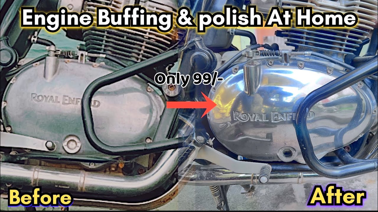 Gt 650 & Interceptor 650 Engine Polish At Home 🙂|| How To Polish Your ...