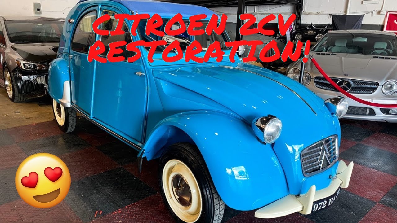 1956 CITROEN 2CV RESTORATION IN 3 MINUTES - YouTube