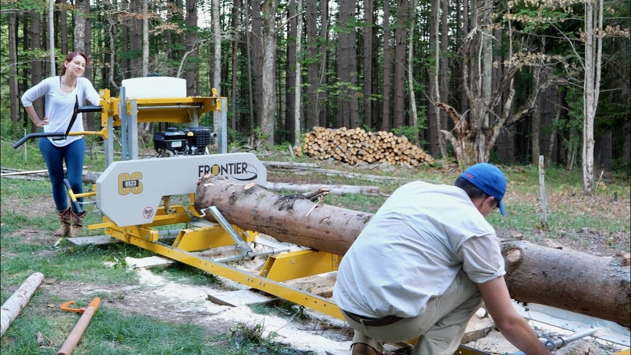 Milling Fat Hemlocks For Solar Kiln | Time Is Money | Tribute to Big ...