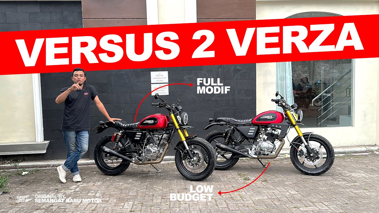 HONDA VERZA full custom VS HONDA VERZA lowbudget !!💸 - YouTube