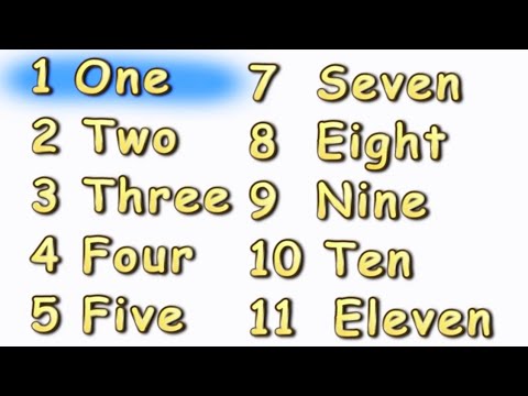 Aprende los Números en Inglés | Learn the Numbers in English - YouTube