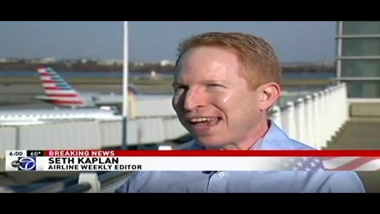 Airline Weekly's Seth Kaplan on WJLA - ABC 7 News at 6pm - YouTube