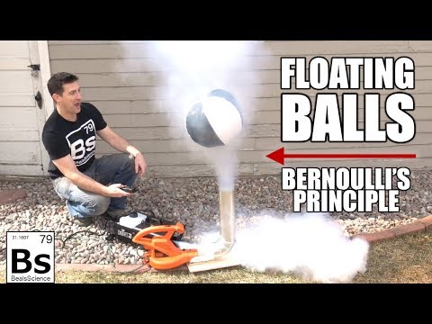 Floating Balls - Bernoulli's Principle Visualized | Safe Videos for Kids