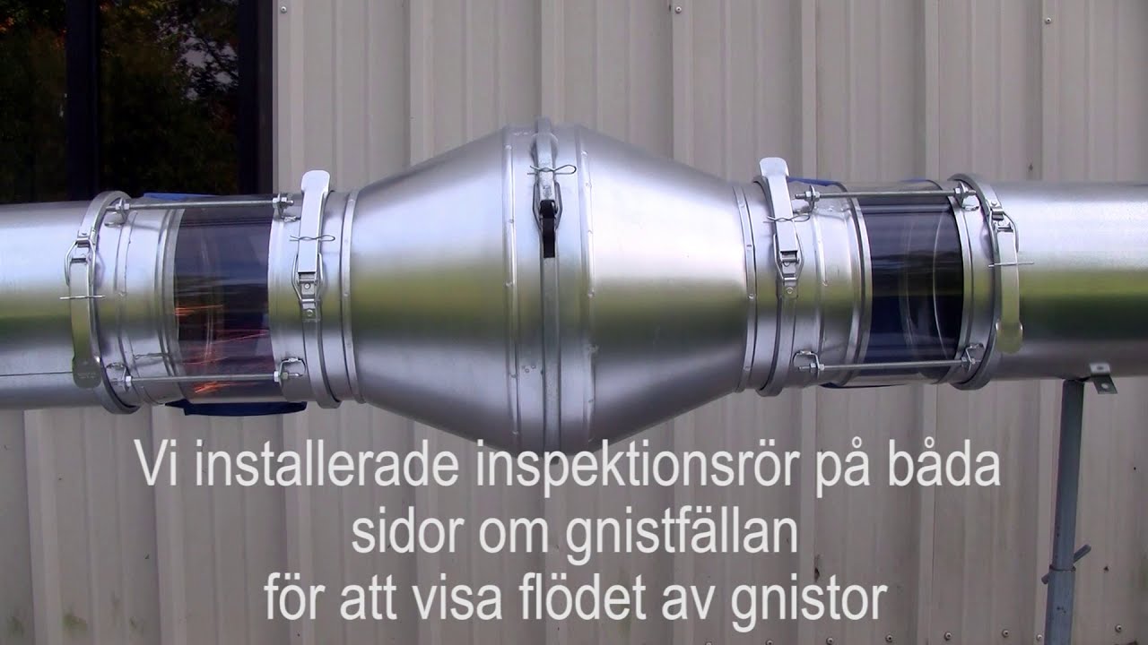 NORDFAB GNISTFÄLLA (Nordfab Inline Spark Trap) - YouTube