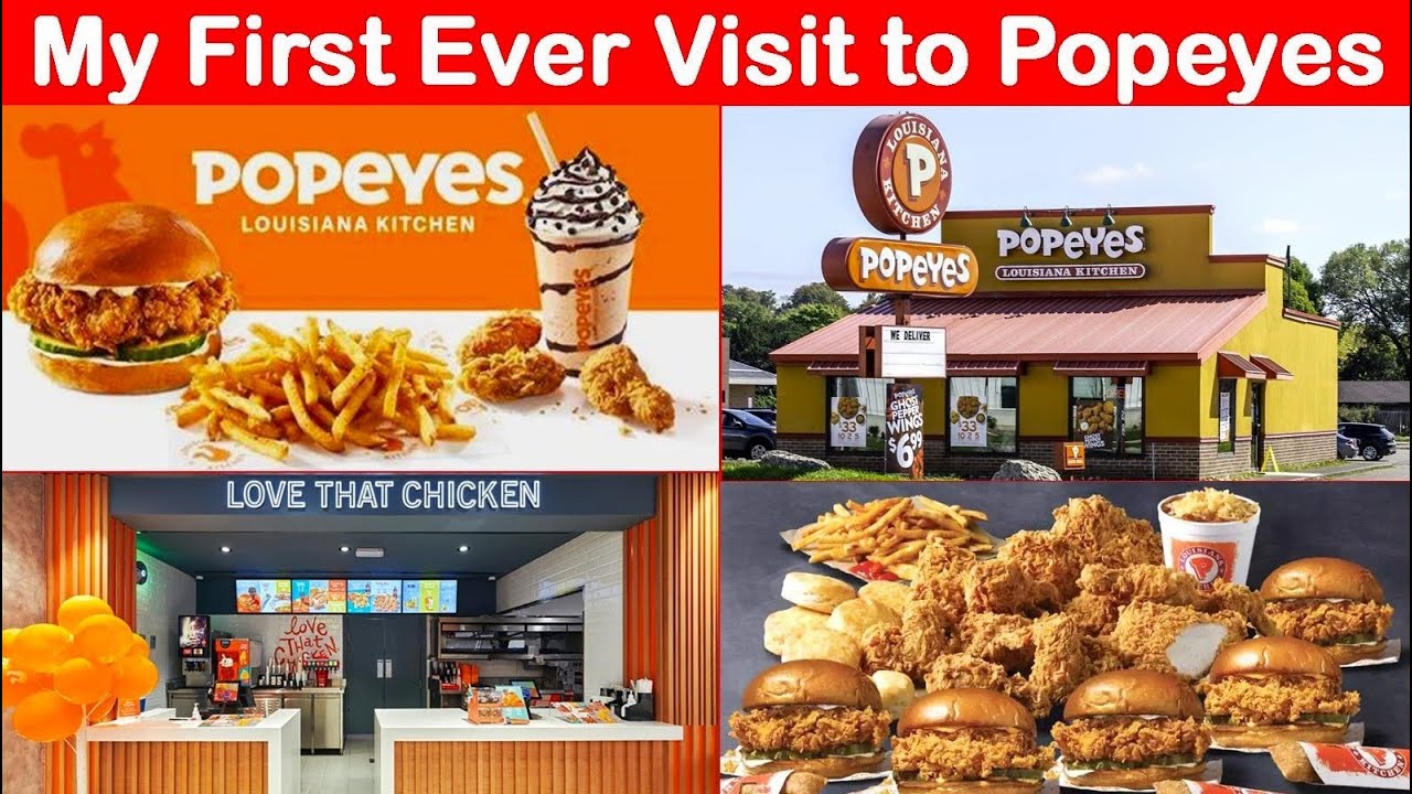 First Time Trying Popeyes Famous Louisiana Chicken! - YouTube