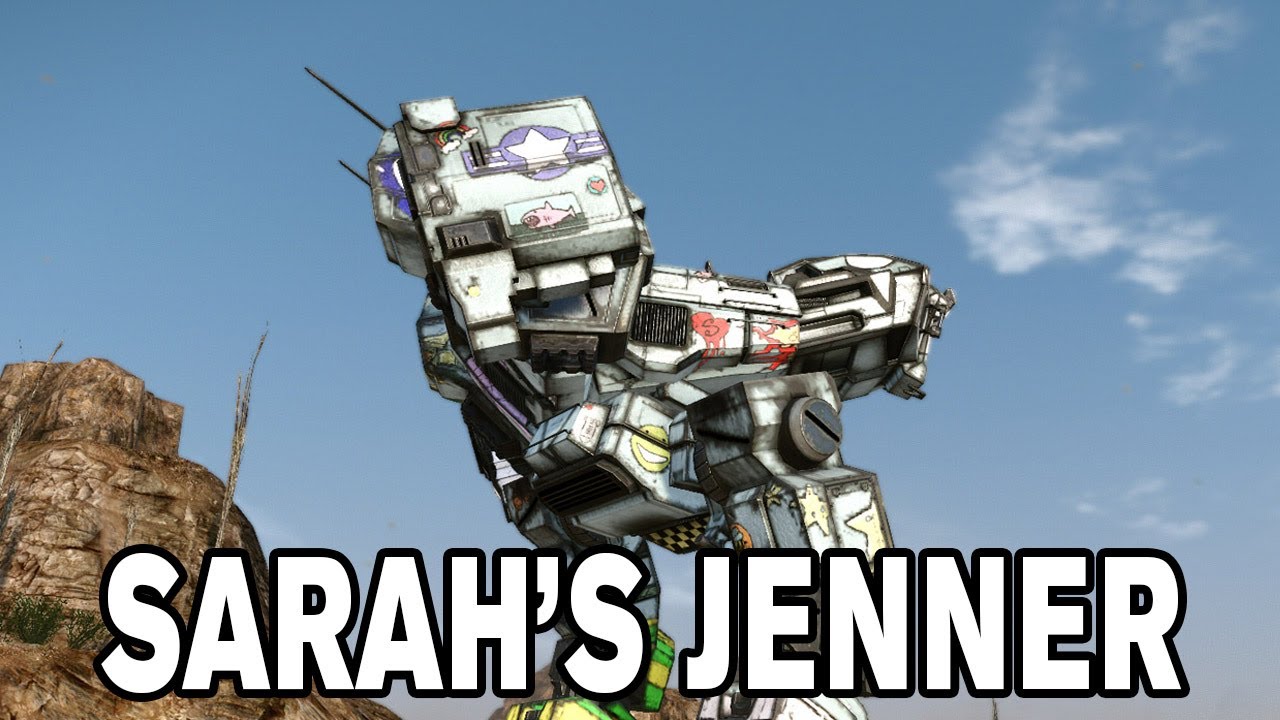 MechWarrior Online: Sarah's Jenner - MechLab & Gameplay - YouTube