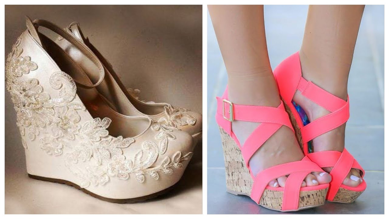 Most Beautiful Stylish Fancy Wedge Heels 2021 Anckle Straps Sandles New ...