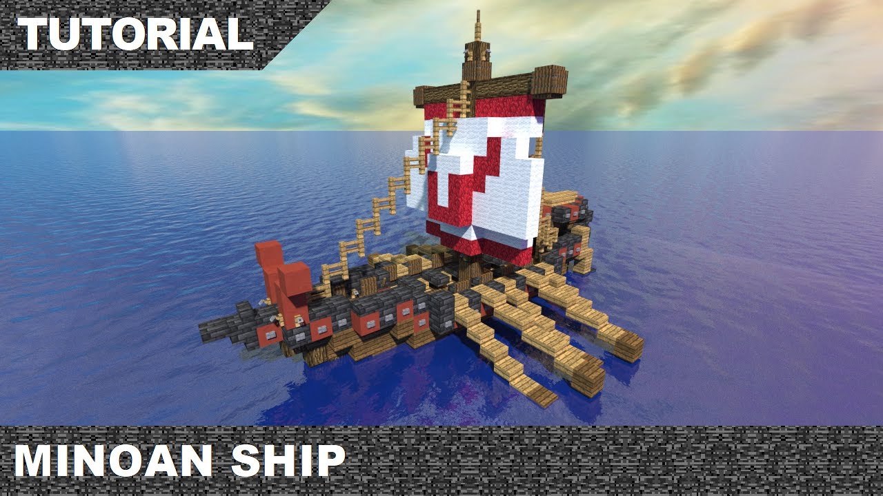 Minecraft Minoan Ship Tutorial & Download - YouTube