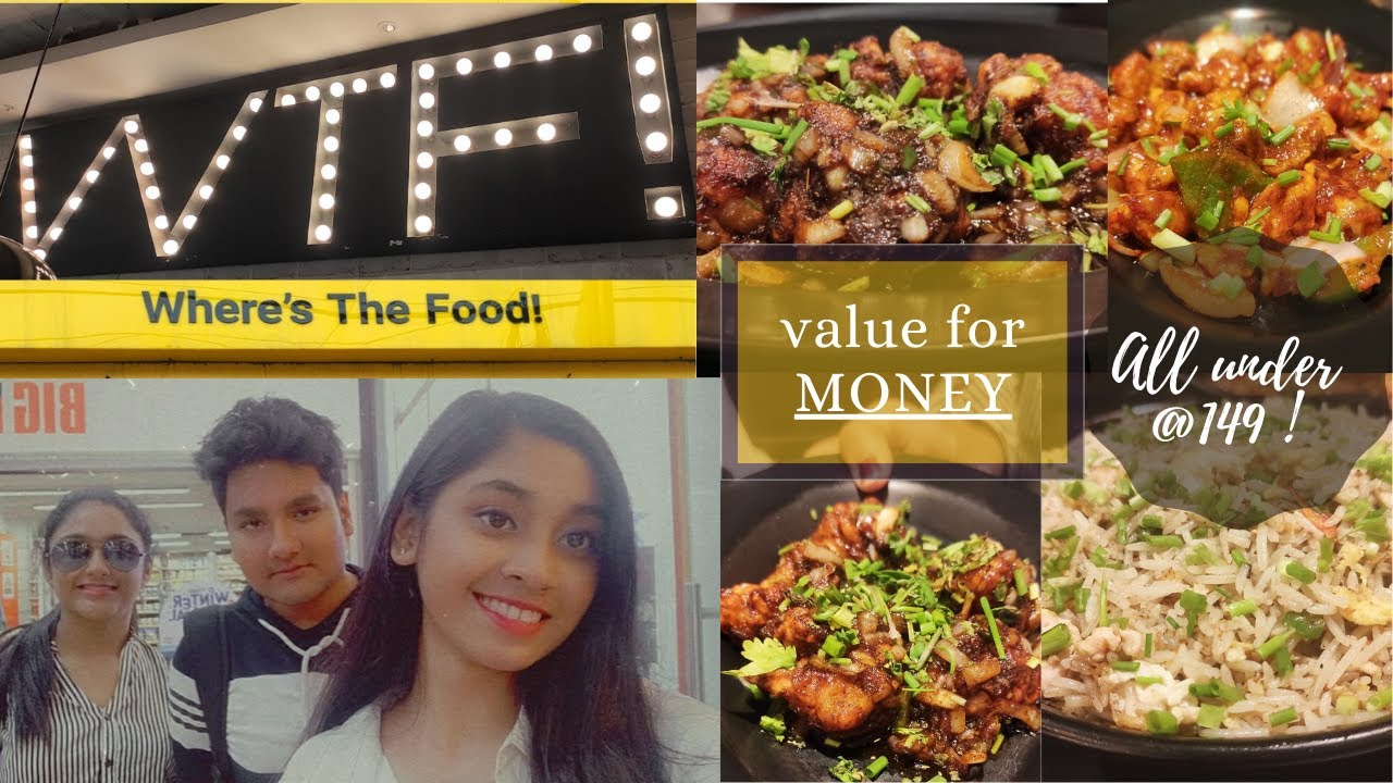 || WTF! ~ Where's The Food😋|Chinese Restaurant |Affordable Restaurant ...
