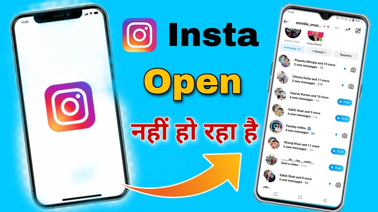 How to Fix Instagram App Automatic close | Insta back not Opening ...