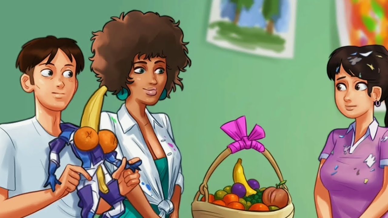 Miss Ross Art Session 🎨 Summertime Saga Tech Update Gameplay - YouTube