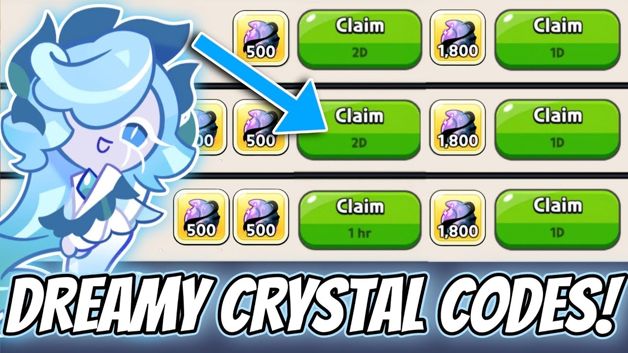 DREAMY CRYSTAL CODES?! ⚠️ CLAIM Free Dreamy Crystal Droplets in Cookie Run Kingdom! - YouTube