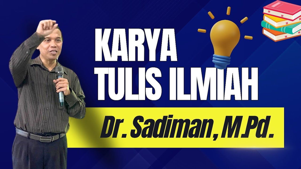 Karya Tulis Ilmiah bersama Bapak Dr. Sadiman, M.Pd Kabid Pembinaan ...