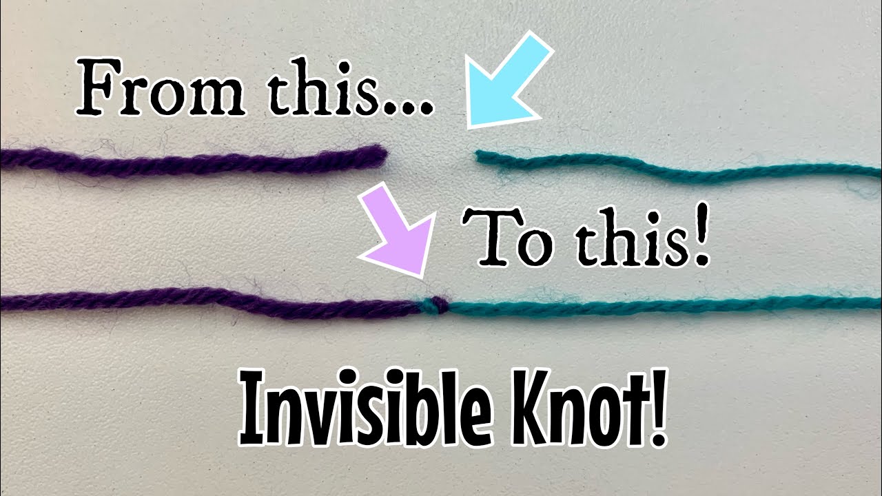 How to tie a magic knot - invisible knot! Simple & fast! - YouTube