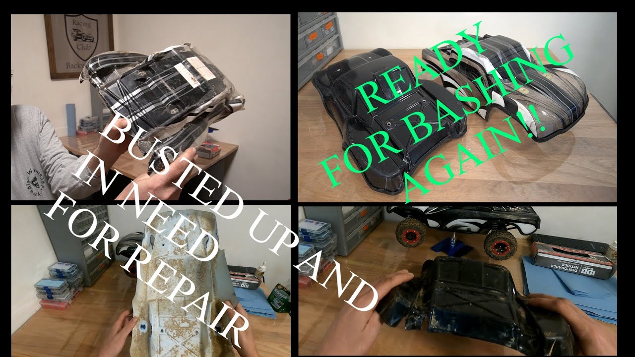 Lexan RC bodies - How to repair, Reinforce, and strengthen part 3 - YouTube
