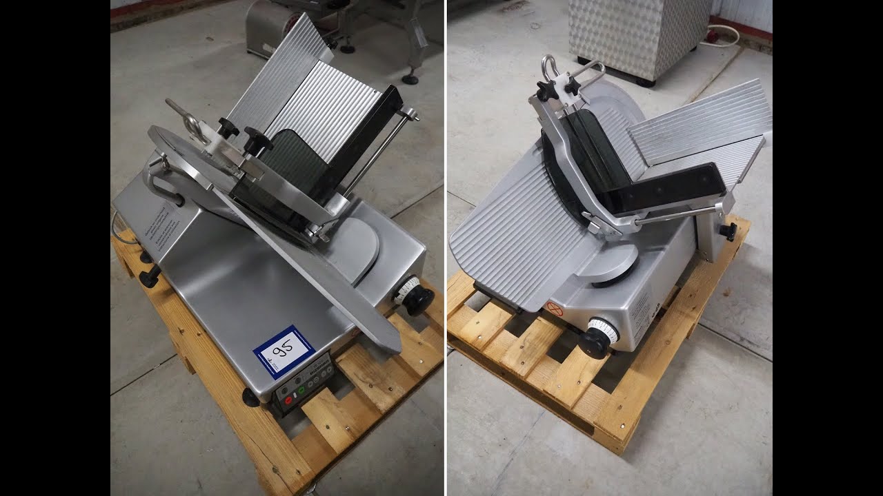 837-95: Bizerba automatic slicer - YouTube