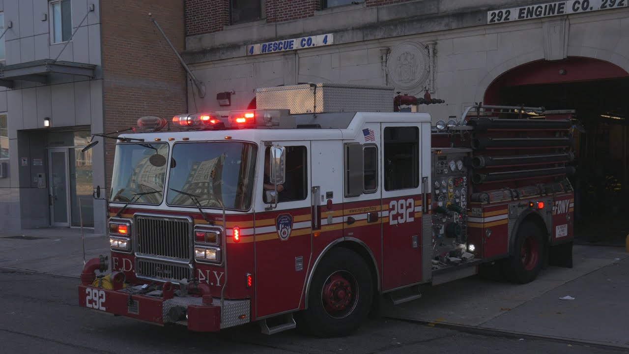 Quick EMS Run for FDNY Engine 292 'Woodside Cougars' - YouTube