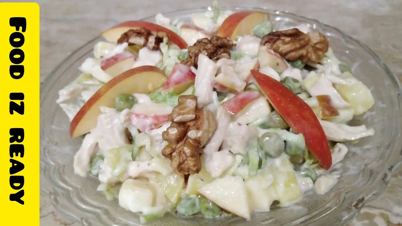 Chicken apple mayo salad | apple salad | mayo salad | Food iz ready ...