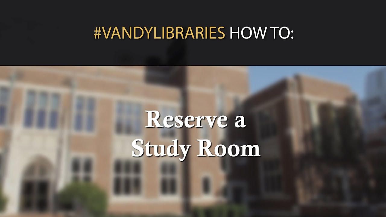 How to Reserve Rooms in Central Library - YouTube
