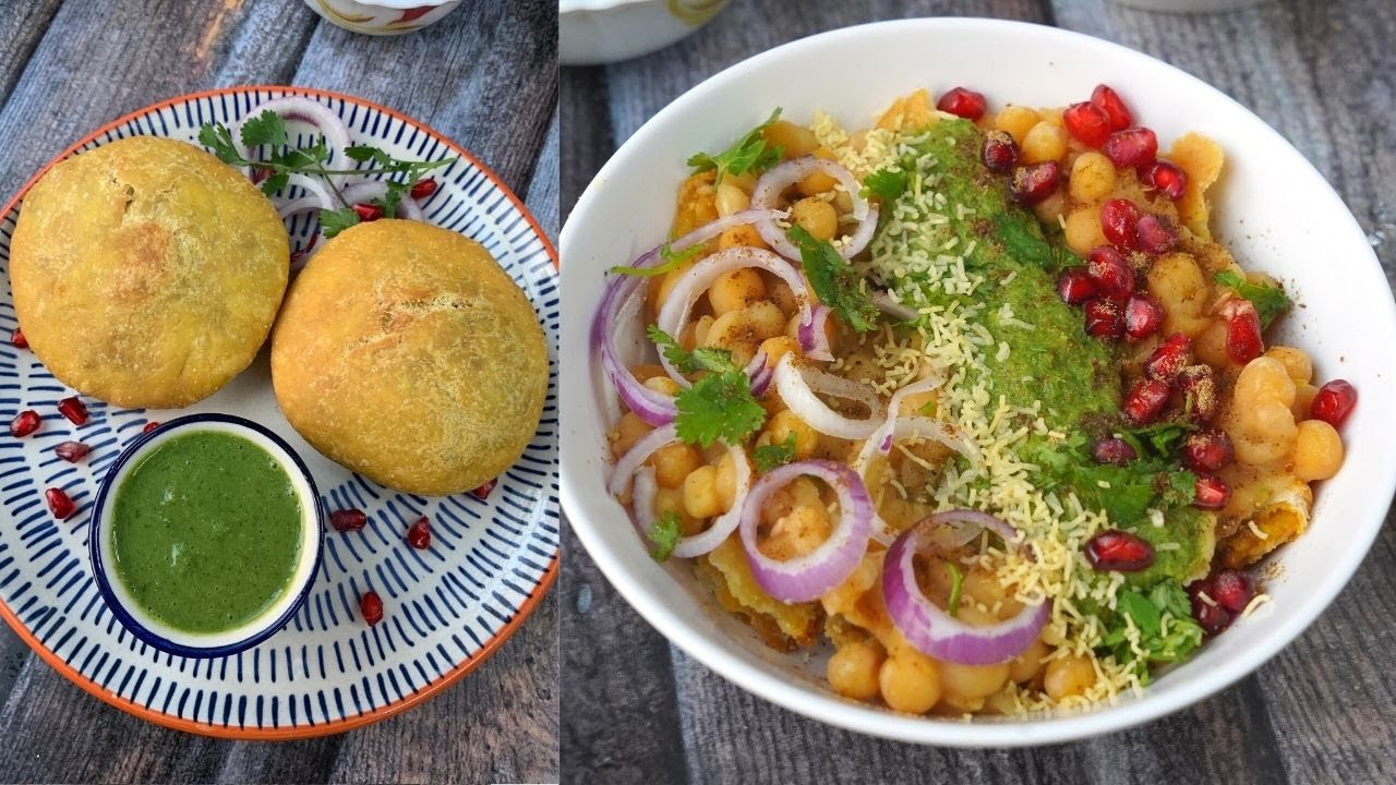 Khasta Kachori Chaat | कचौड़ी चाट | Delhi's Famous Matar Kachori chaat ...