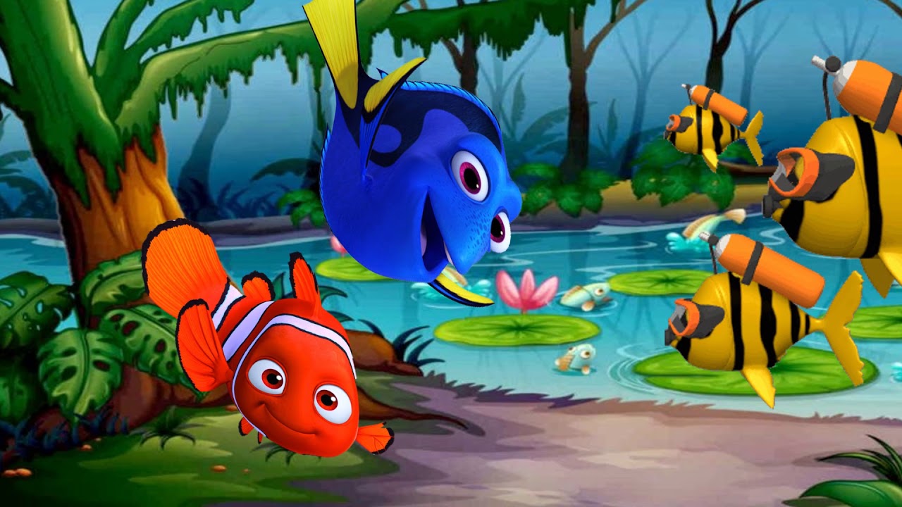 Finding Dory Cartoon for Kids - Dancing Fishs cartoon - YouTube
