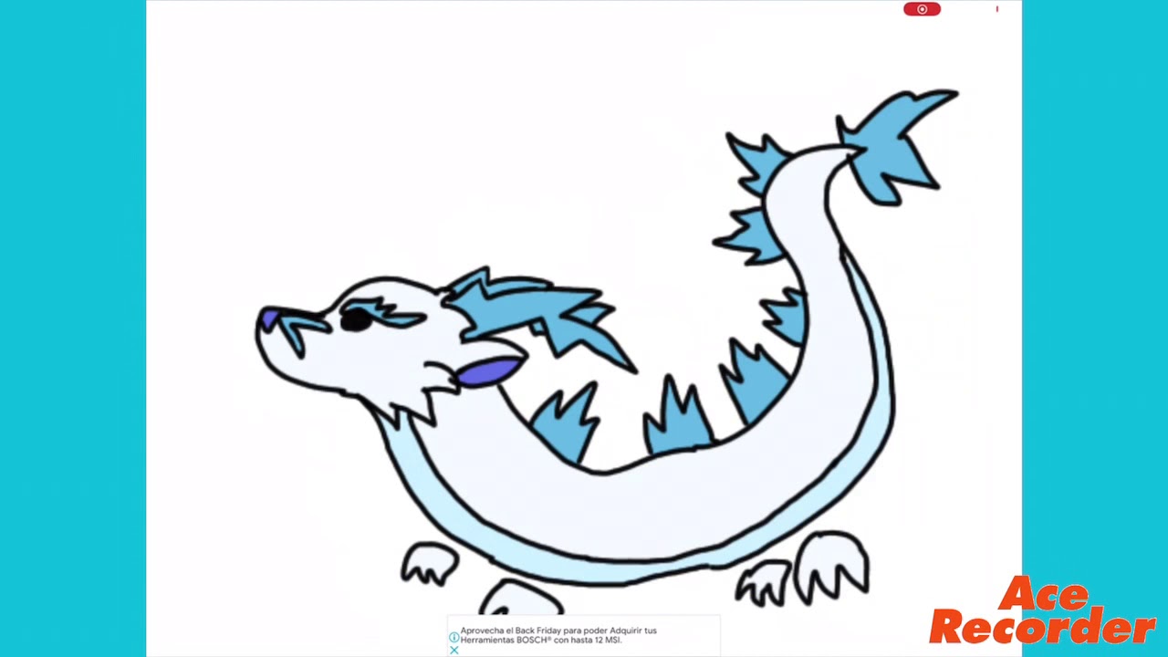 Frost fury speedpaint (adopt me) :0 the views! - YouTube