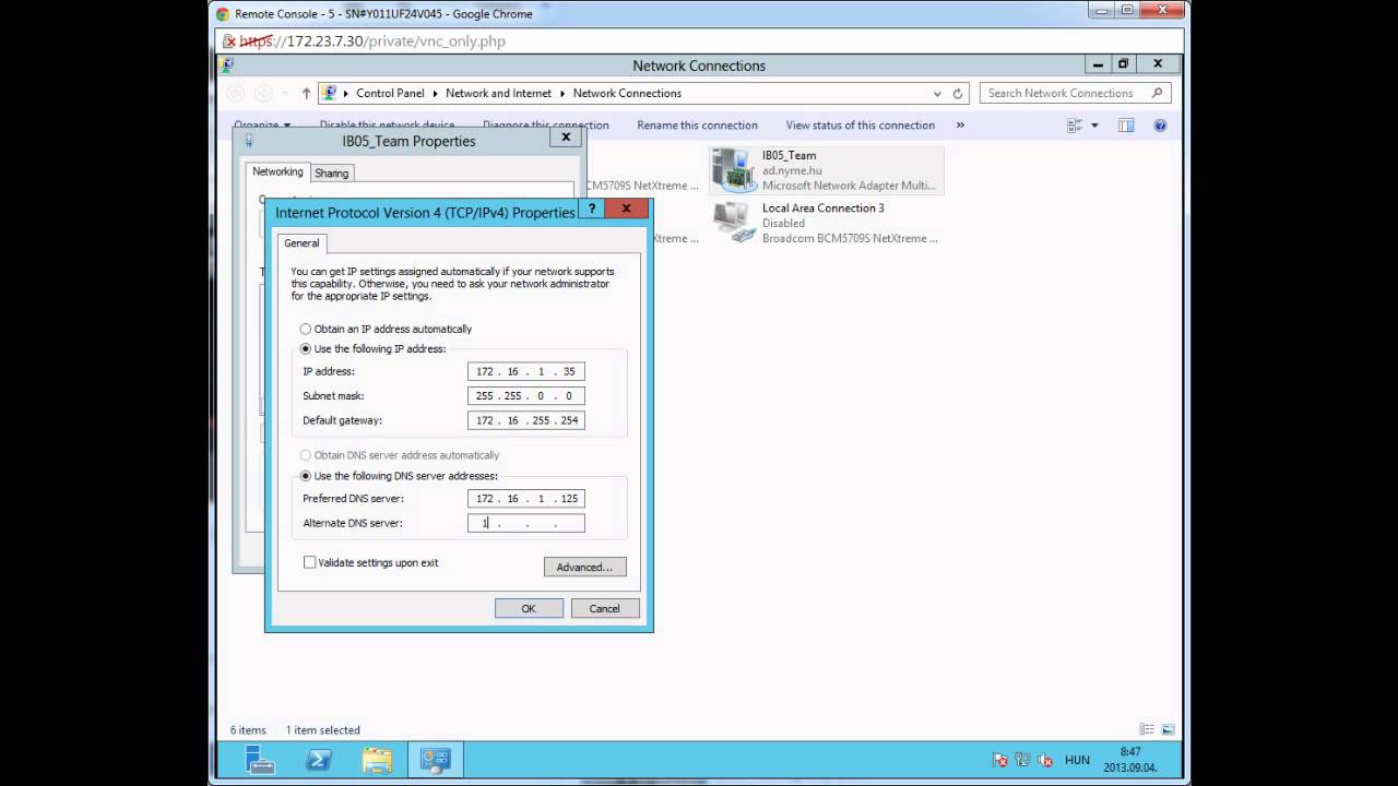 Windows Server 2012 - Strange error when setting network adapters - YouTube