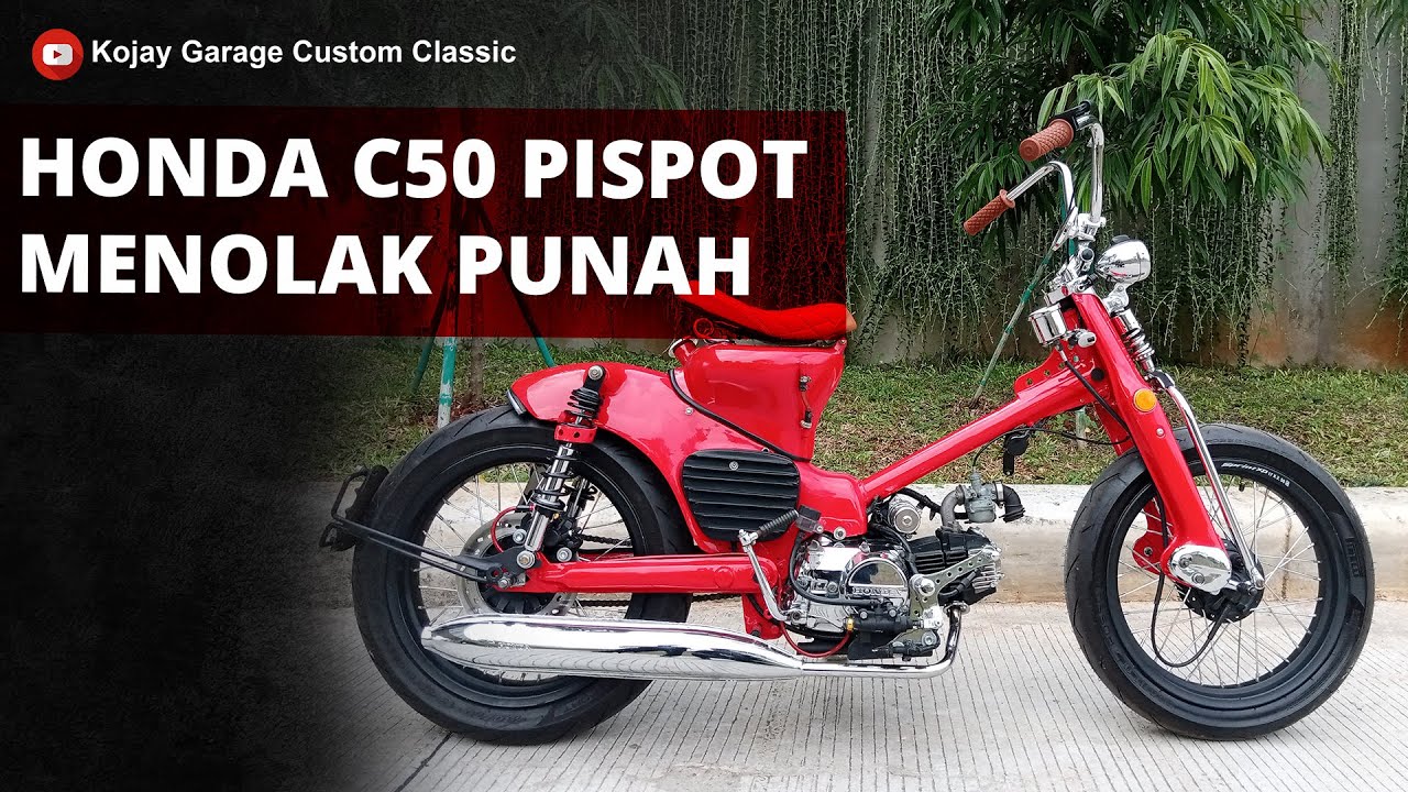 Honda C50 Pispot menolak punah jadi Choppy cub nyentrik - Kojay Garage ...
