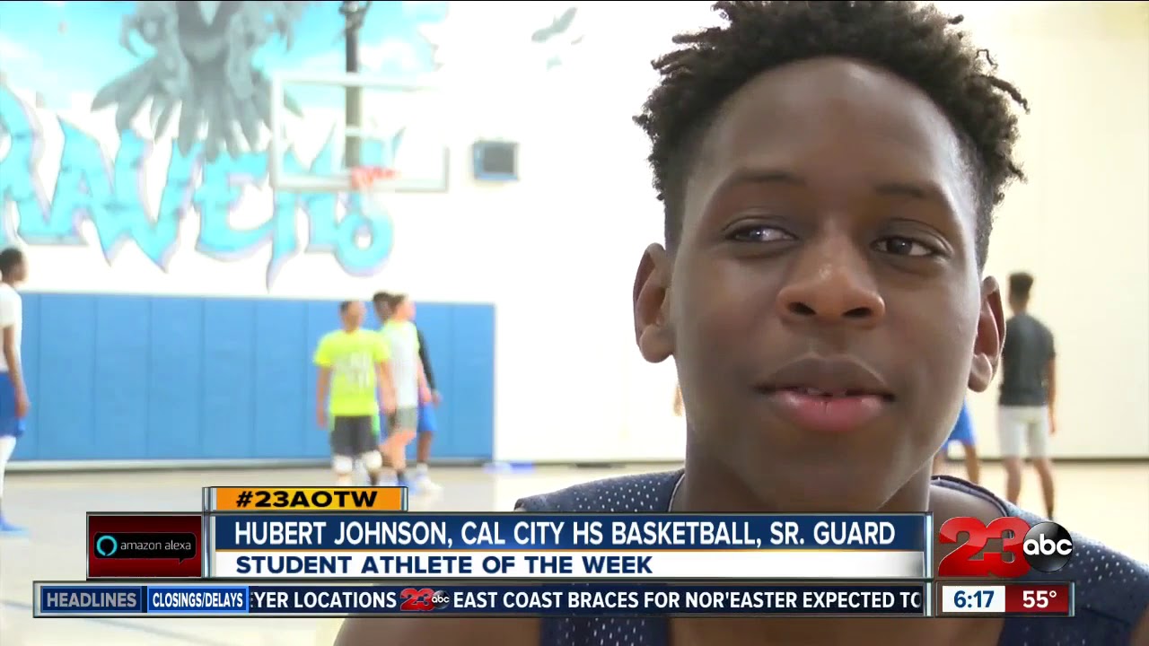 Male Athlete of the Week: Hubert Johnson - YouTube